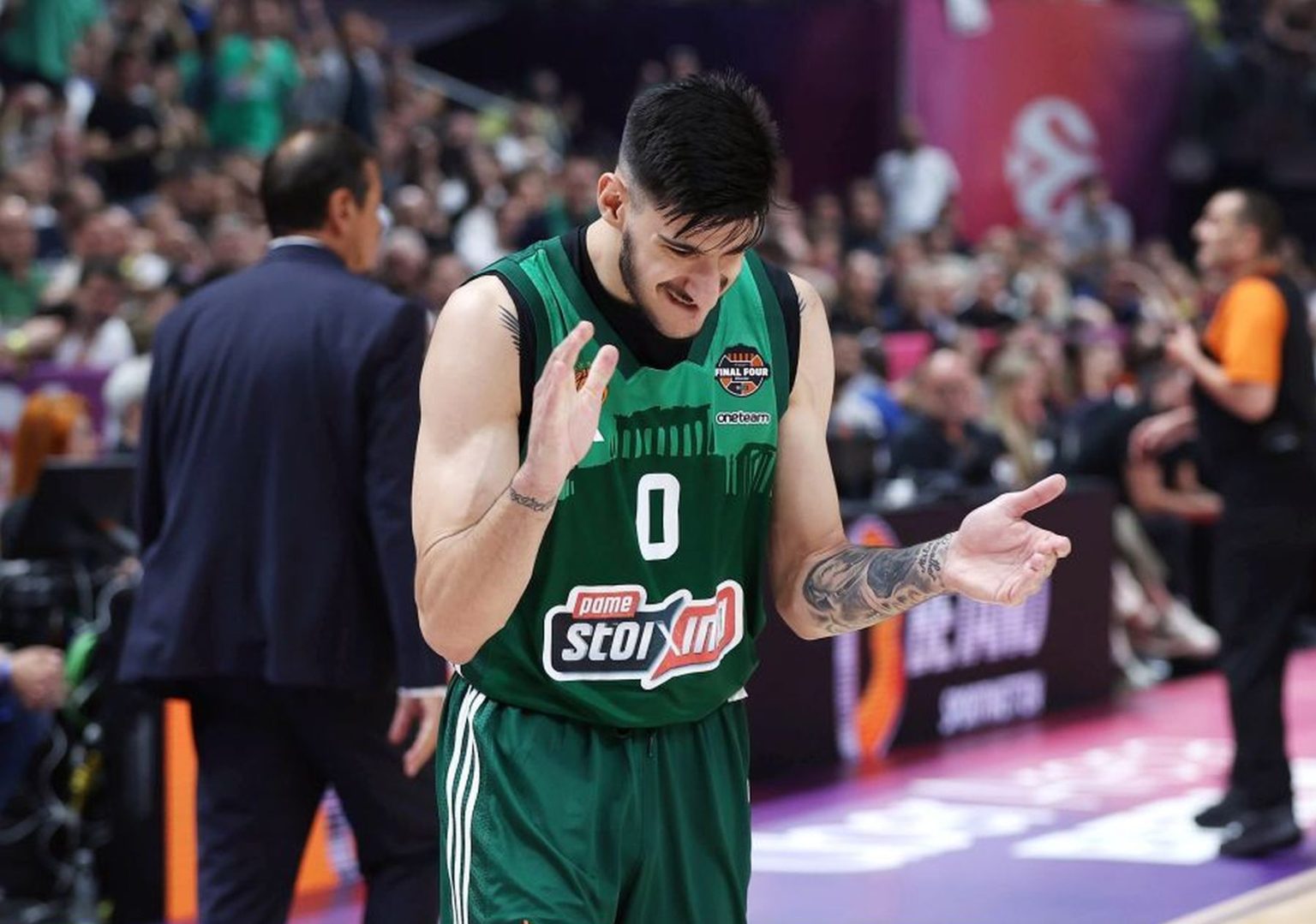 Έκανε τατουάζ την Εuroleague με τον Παναθηναϊκό ο Καλαϊτζάκης με το ...